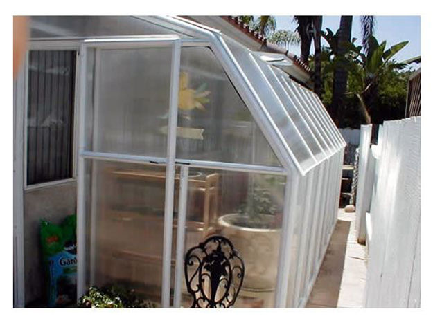 4SeasonGreenhouse. Eco SunRoom 12 Lean-To Greenhouse Kit - Poly