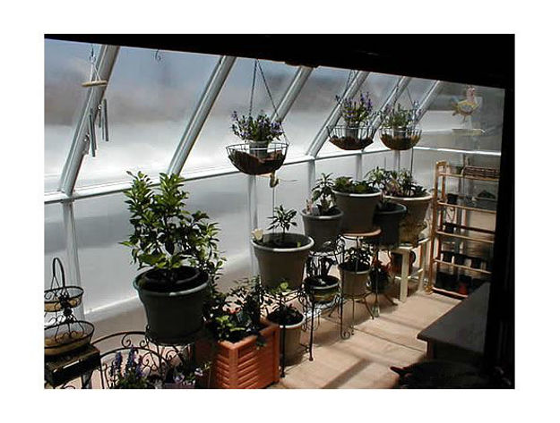 4SeasonGreenhouse. Eco SunRoom 12 Lean-To Greenhouse Kit - Poly